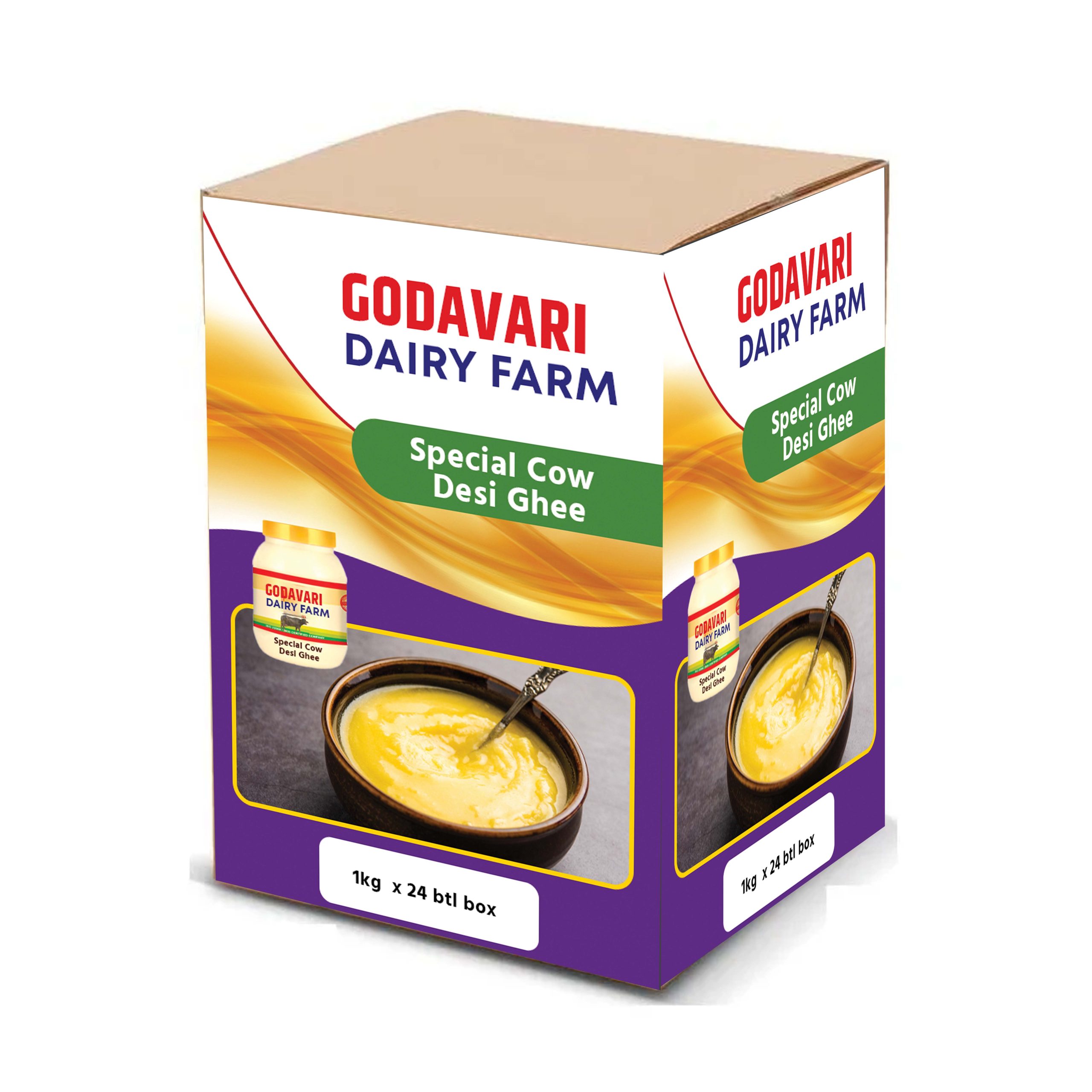 Oil Bowl With Spoon And Lid Gowardhan Cow Ghee 454g 905g 1 Real Butter ...